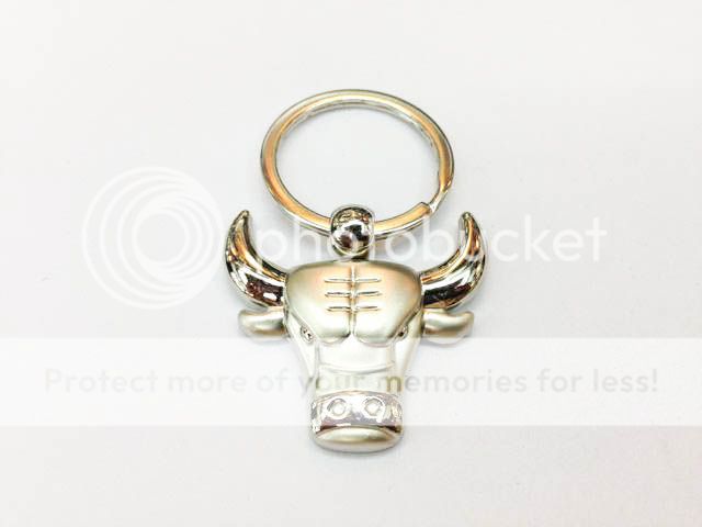 Bull Key Chain full metallic keychain car and bike, key ring stylish ...